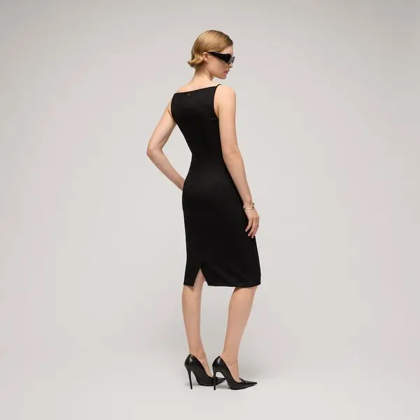 Gucci Fine Silk Faille Dress With Tag