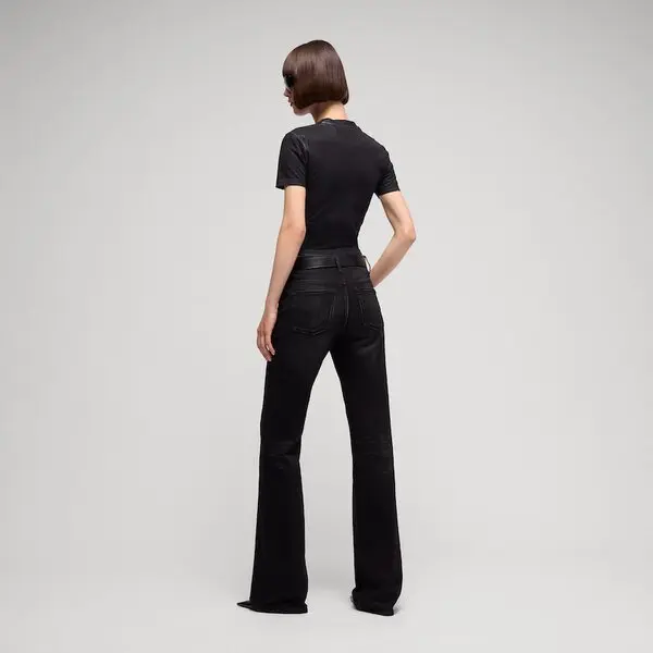 Gucci Flared Stretch Cotton Denim Pants