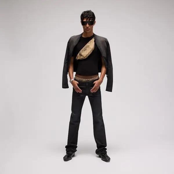 Gucci Cotton Viscose Jacket With Python Effect