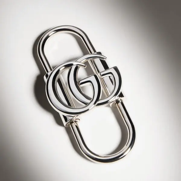 Gucci Key Chain With Double G Metal