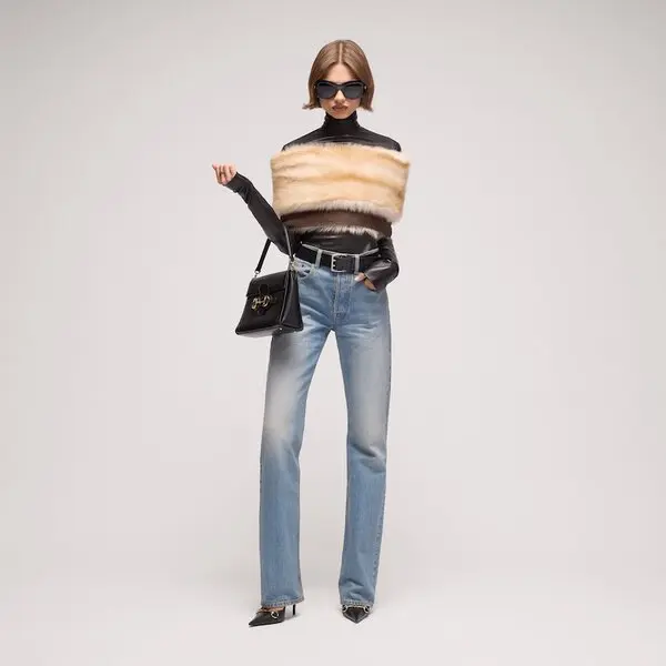 Gucci Soft Nappa Turtleneck Top Ready-to-wear