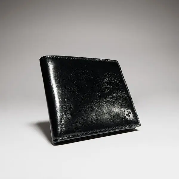 Gucci Bi-fold Wallet With Interlocking G Leather