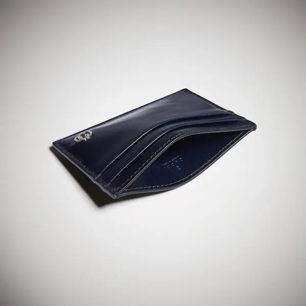 Gucci Card Case With Interlocking G Leather