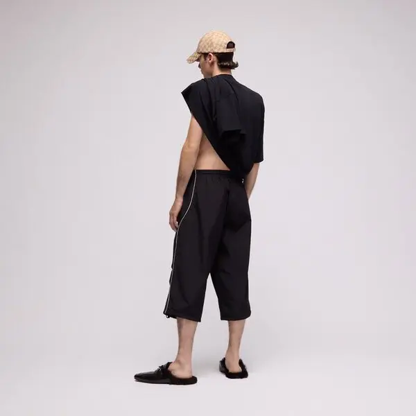 Gucci Cotton Nylon Bermuda With Embroidery