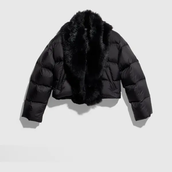 Gucci Padded Polyester Jacket With Shearling Ready-to-wear