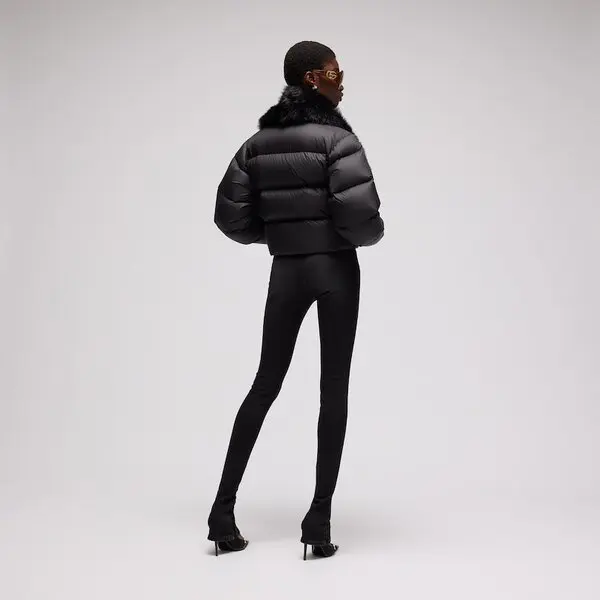 Gucci Padded Polyester Jacket With Shearling Ready-to-wear