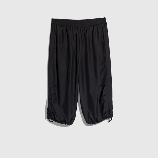 Gucci Technical Silk Poplin Bermuda Shorts - Black