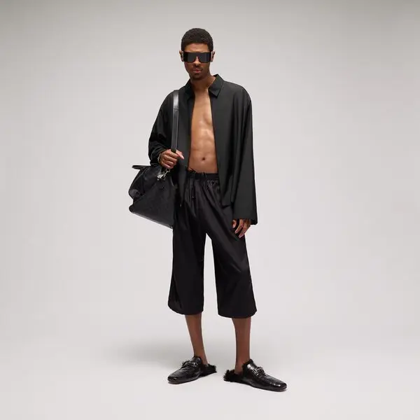 Gucci Technical Silk Poplin Bermuda Shorts