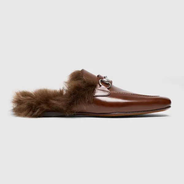 Gucci Casanova Mule Leather - Brown