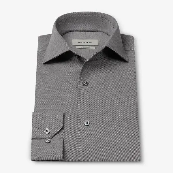 Allen Edmonds Bugatchi Oohcotton Devon Long-sleeve Shirt - Black