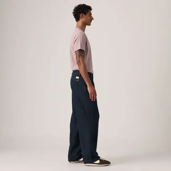 LEVI'S Xx Chino Baggy Pleated Herringbone Pants - Refined Rugged Herringbone