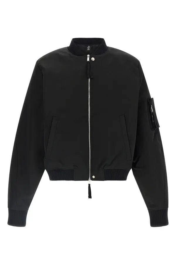THOM KROM Zipped Bomber Jacket