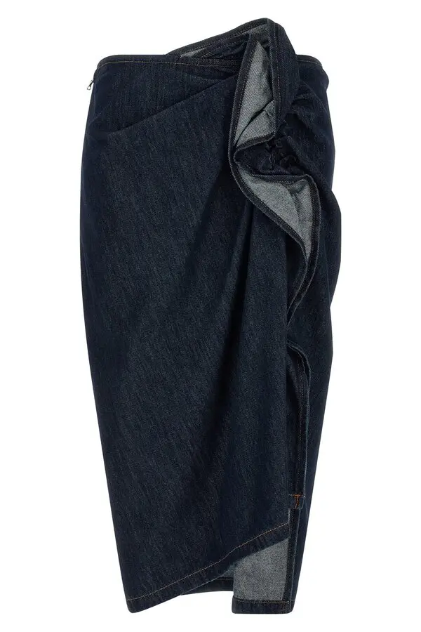 Dries Van Noten Draped Skirt