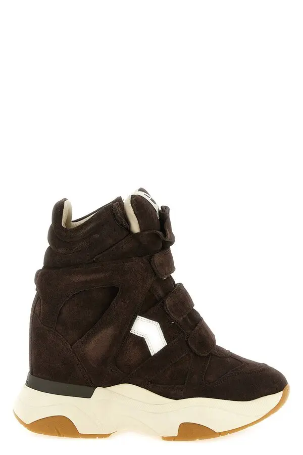 Isabel Marant Étoile Balskee Suede High-top Sneakers - Brown