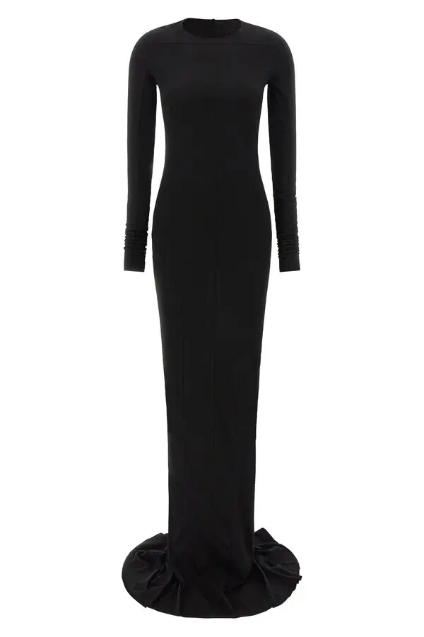 Rick Owens Simple Edfu Gown' Dress - Black