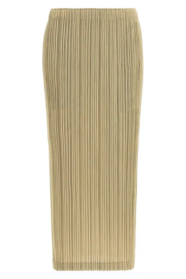 Issey Miyake Thicker Bottoms 1' Skirt - Beige