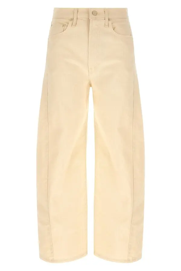 MOTHER Half Pipe Ankle' Jeans - Beige