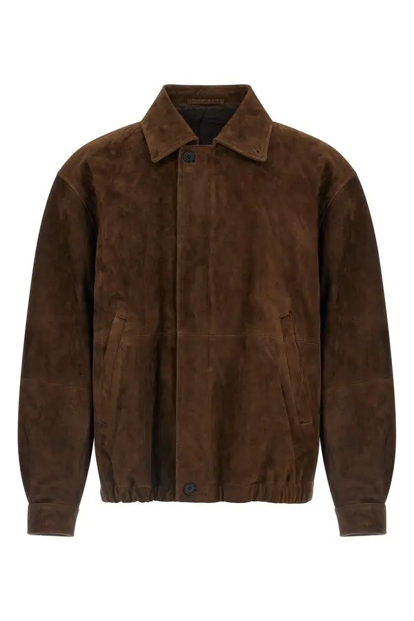 SSSTEIN Suede Jacket - Brown