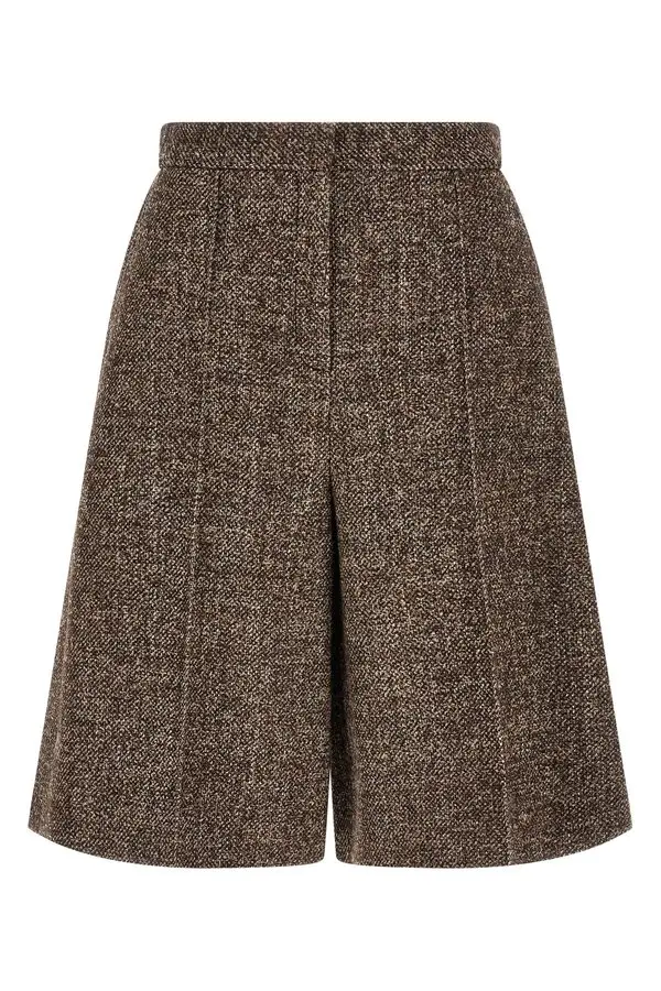 Agnona Amanda' Bermuda Shorts - Brown