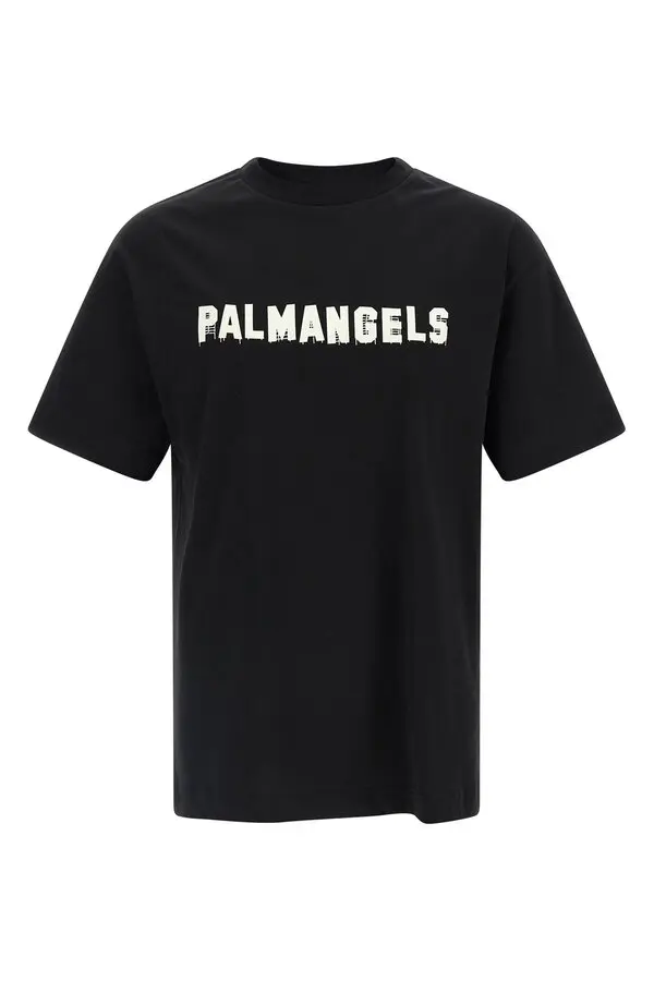 Palm Angels Logo Print T-shirt