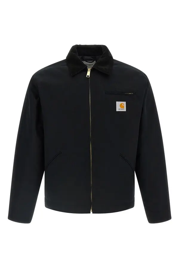 Carhartt Work In Progress Og Detroit Dearborn' Canvas Jacket - Black