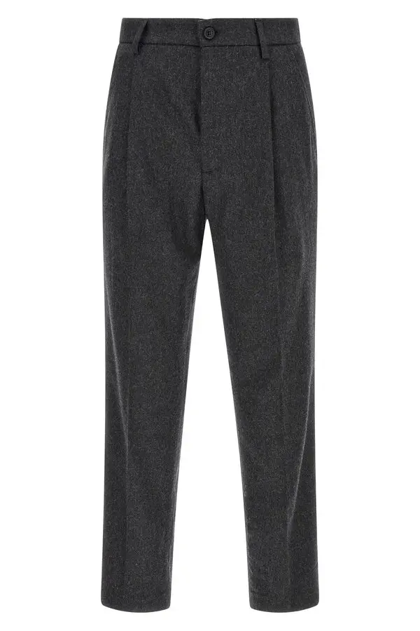 DEPARTMENT 5 Gin' Pants With Pleats - Gray