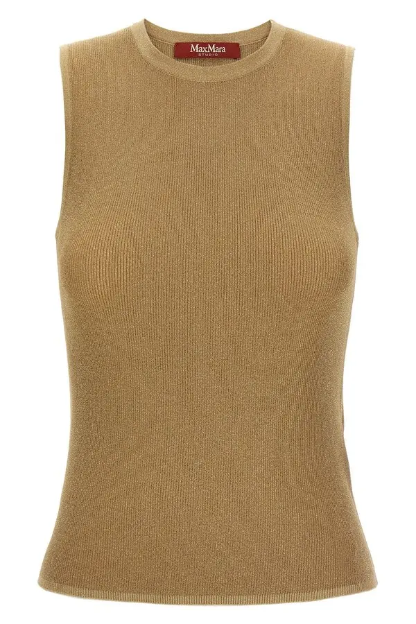 Max Mara Mstsante' Top - Gold