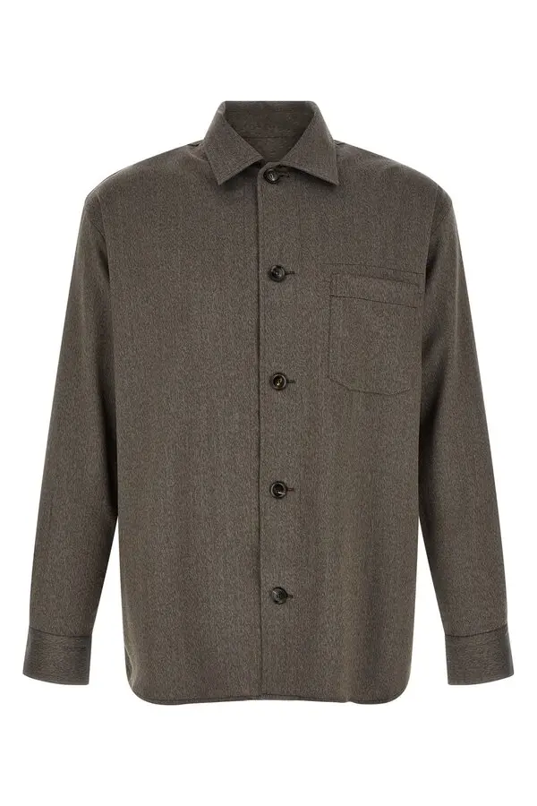 Brioni Workwear' Shirt - Brown