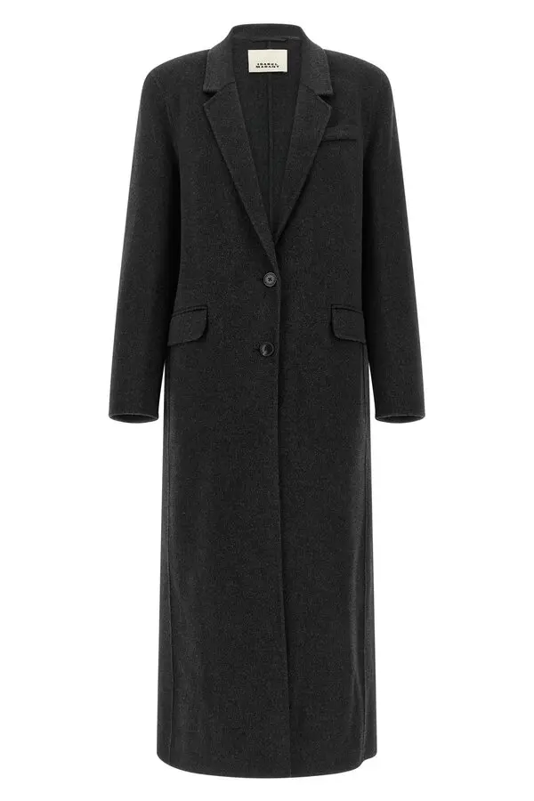 Isabel Marant Étoile Chelsea Wool-cashmere Coat - Gray