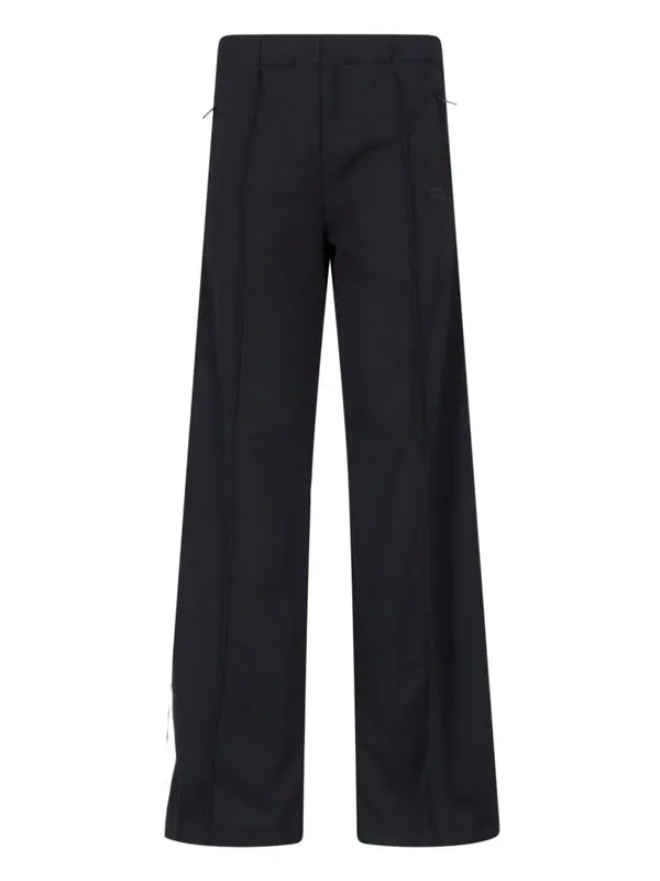 COURREGES Wide Leg Sweatpants With Contrast Detail