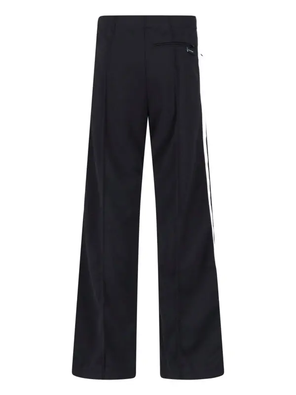 COURREGES Wide Leg Sweatpants With Contrast Detail