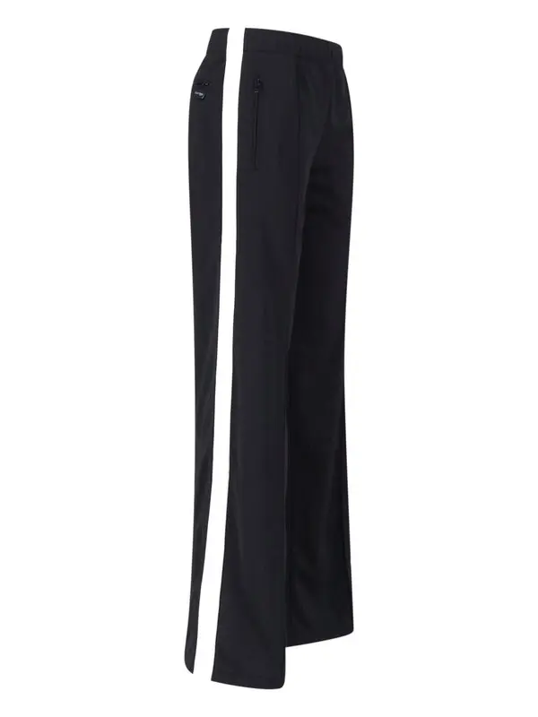 COURREGES Wide Leg Sweatpants With Contrast Detail