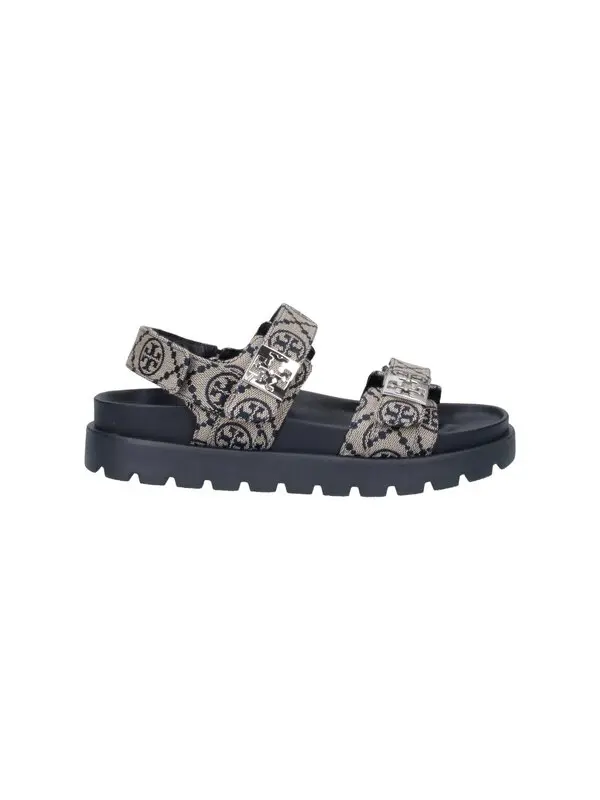 Tory Burch Sandals "t Monogram - Blue