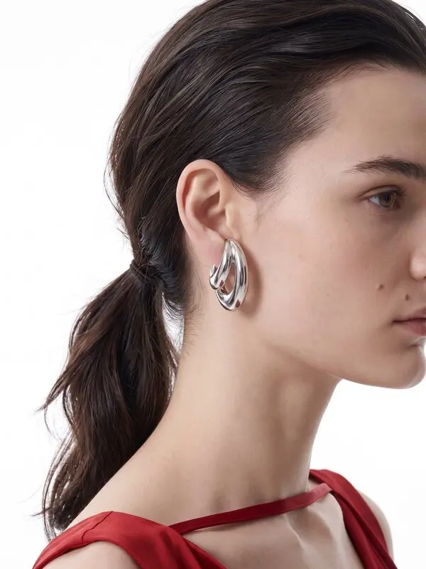 PANCONESI Blow Up" Ear Cuff - Silver