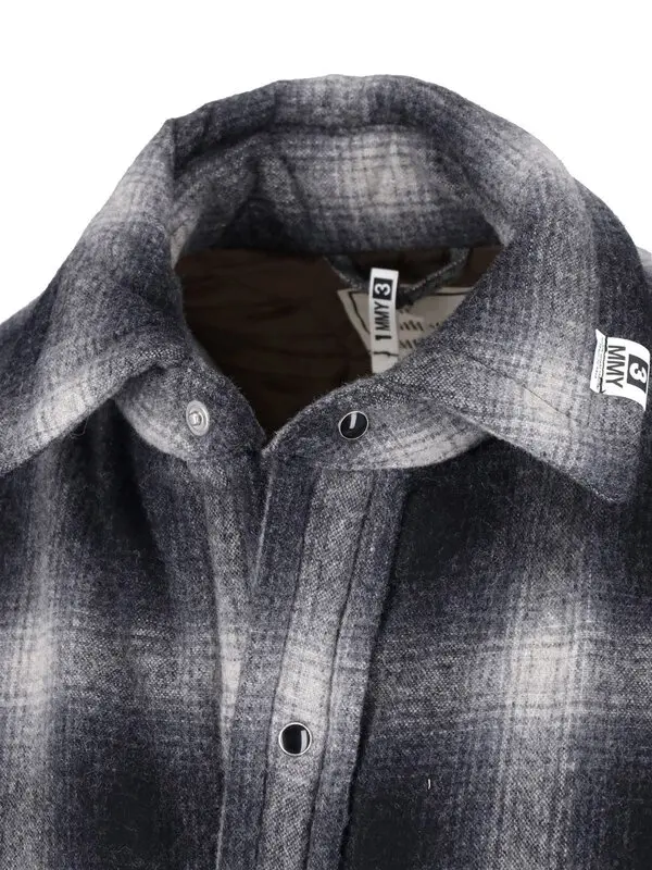 Mihara Yasuhiro Plaid Wool Shirt