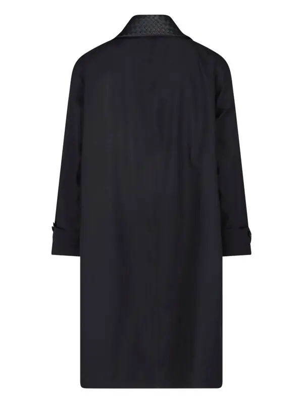Bottega Veneta Coat In Wool And Silk Blend