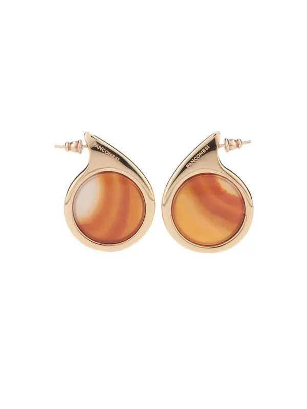 PANCONESI Dusk" Earrings With Red Agate