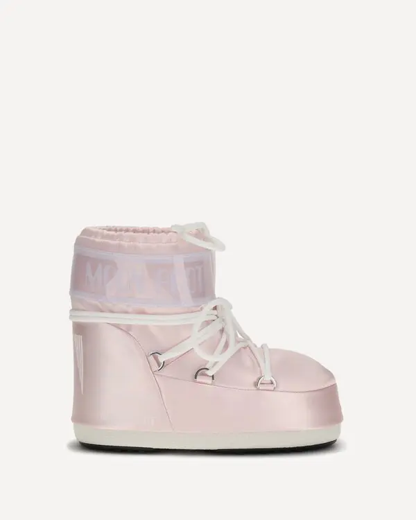 Moon Boot Icon Low Pearly Ankle Boots - Pink