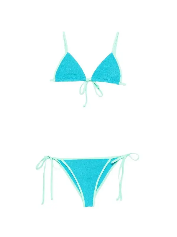 Bond Eye Contrast Luna Bikini Set - Light Blue