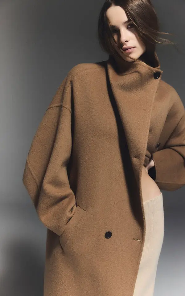 Malo Luxury Cashmere Double-breasted Coat