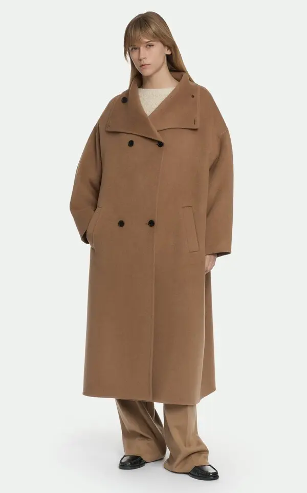 Malo Luxury Cashmere Double-breasted Coat