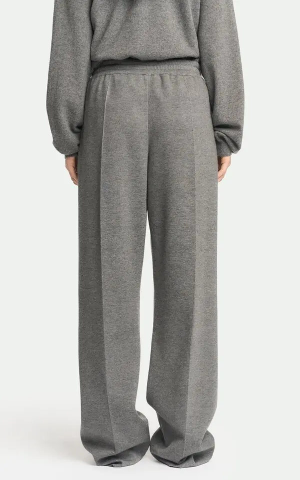 Malo Wide Leg Cashmere-silk Trousers
