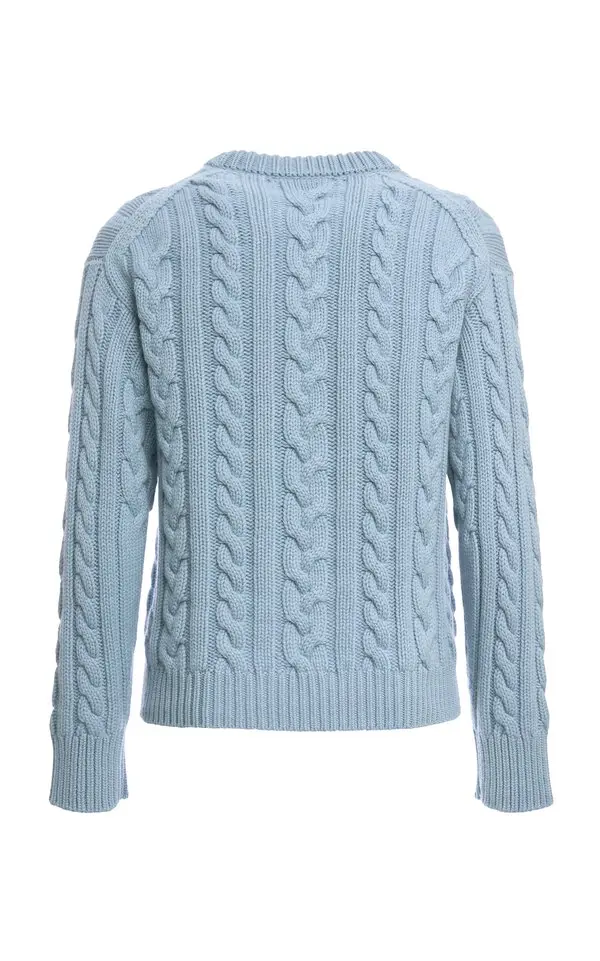 Malo Luxury Cashmere Crewneck Sweater - Blue