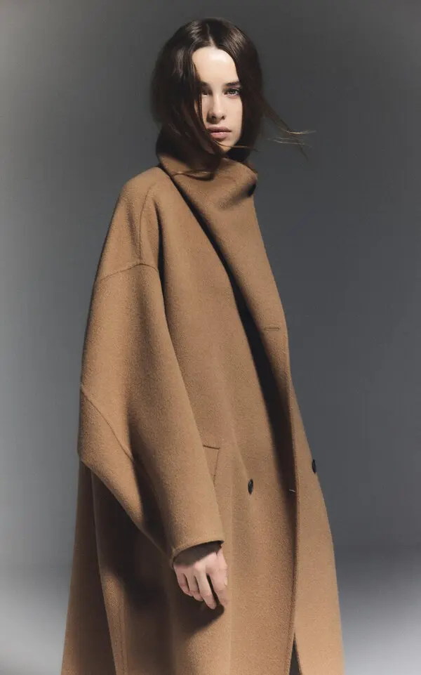 Malo Luxury Cashmere Ribbed Midi Skirt