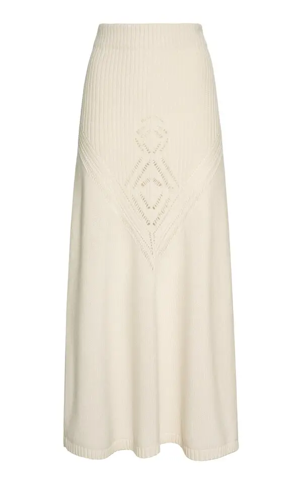 Malo Pointelle Maxi Skirt