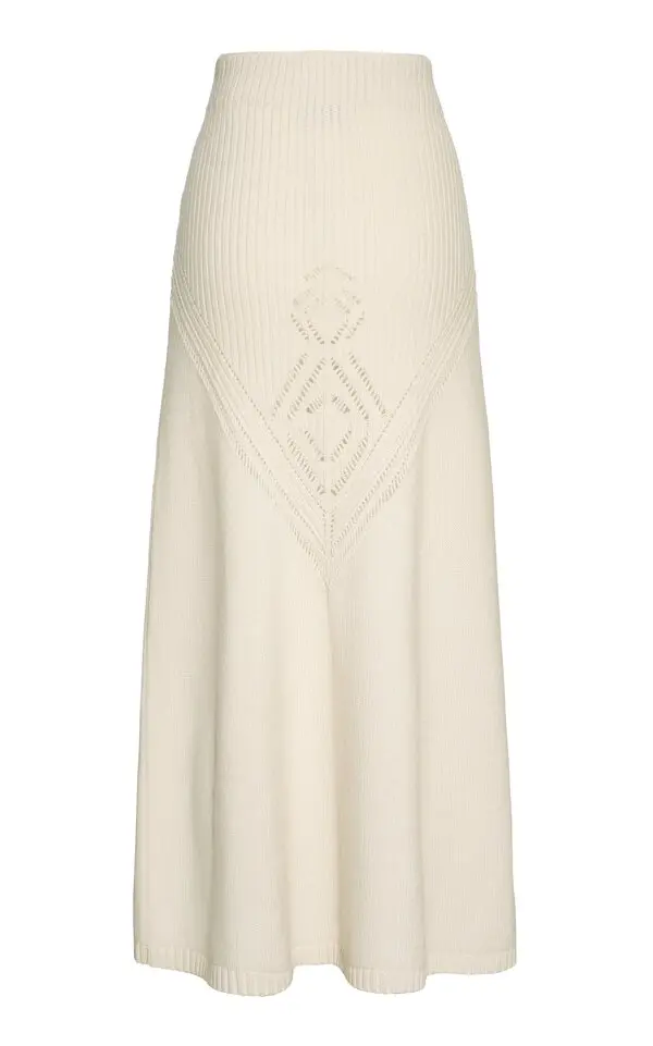 Malo Pointelle Maxi Skirt