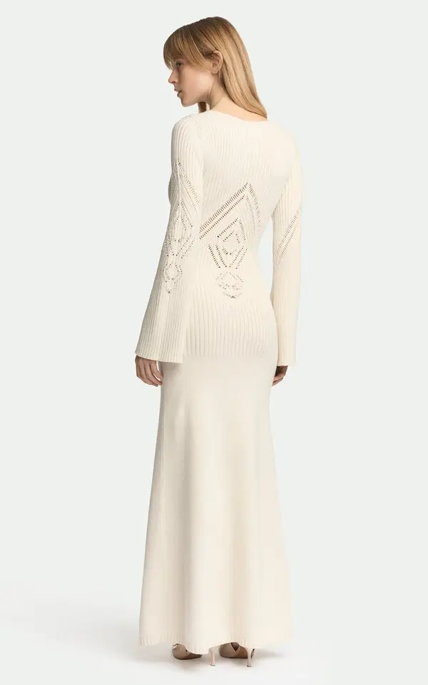 Malo Pointelle Maxi Dress