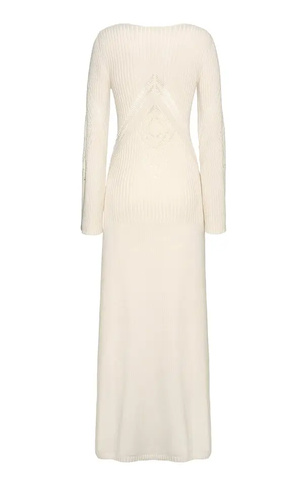 Malo Pointelle Maxi Dress