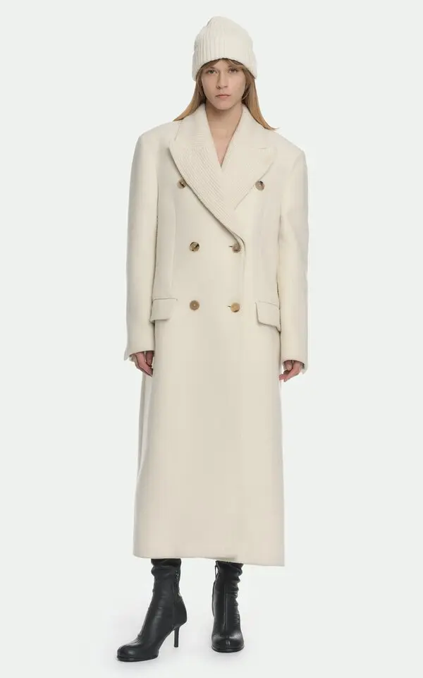 Malo Double Virgin Wool-blend Coat