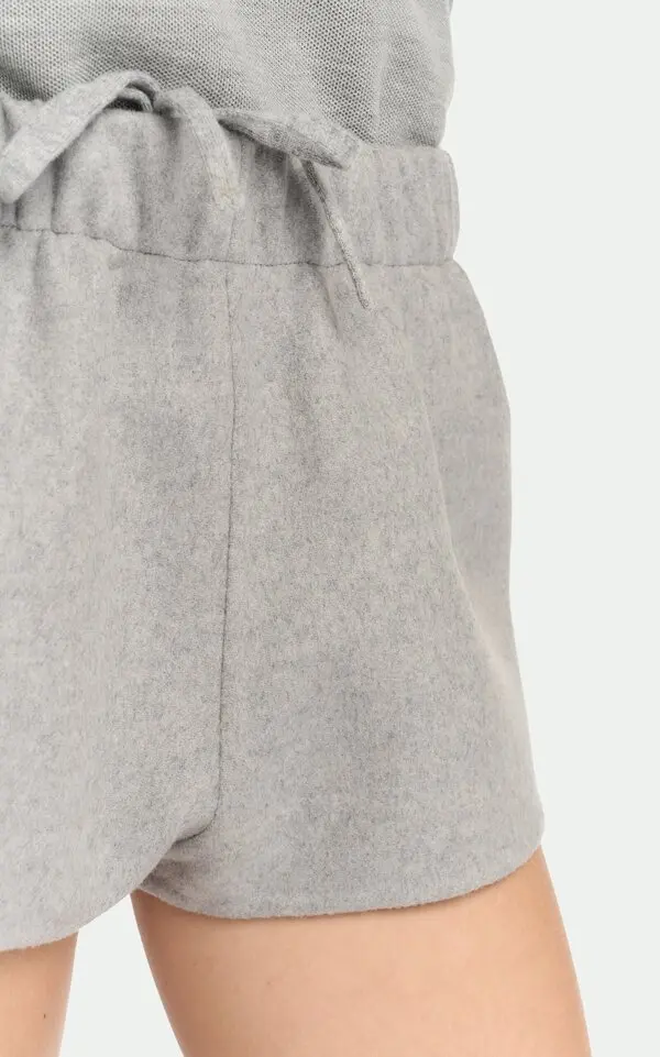 Malo Cashmere-virgin Wool Mini Shorts